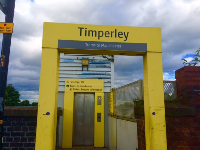 An attempted robbery took place at Timperley Metrolink Station