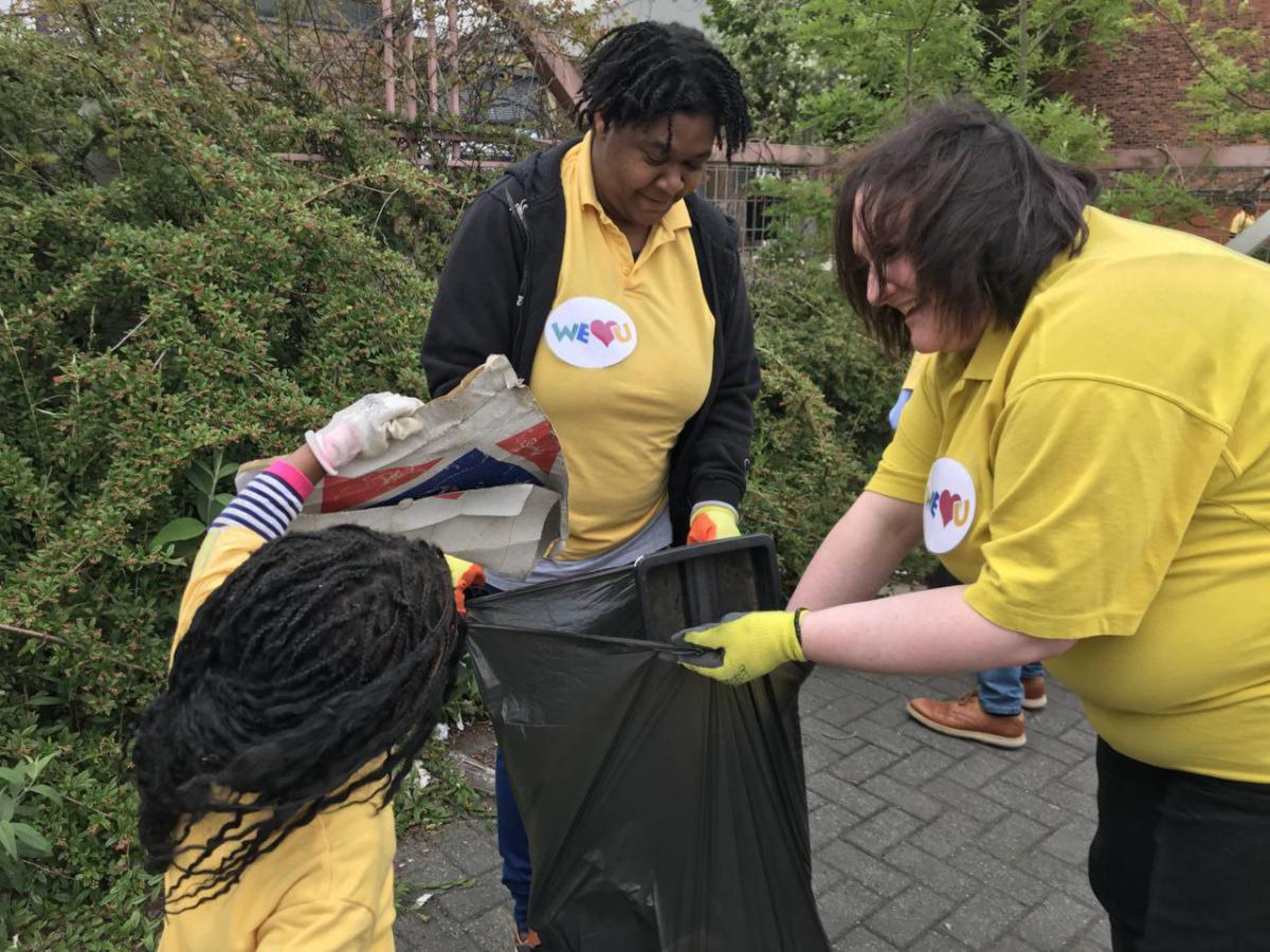 WeLoveU Trafford members clear up 80KG of rubbish in Old Trafford last ...