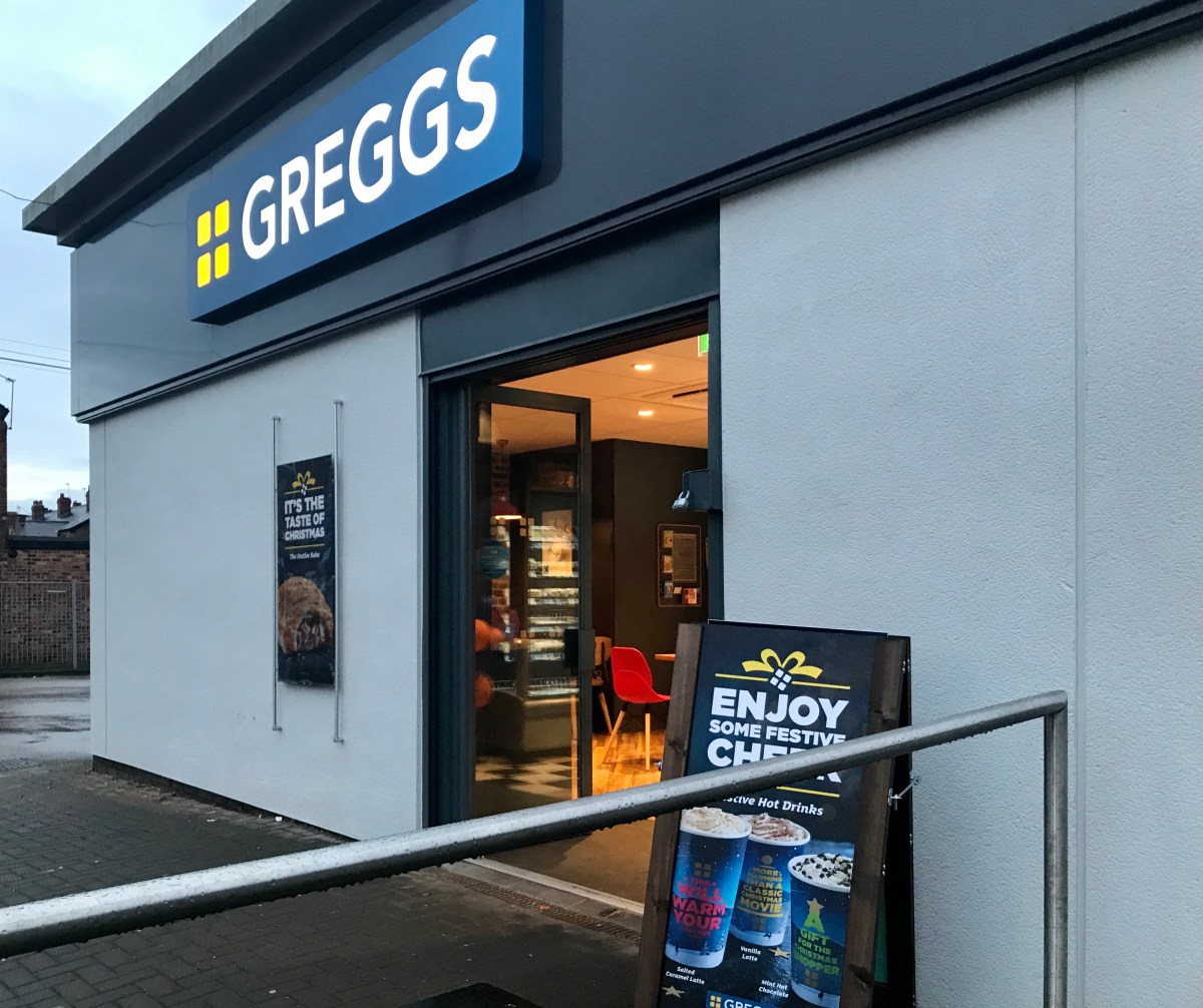 Greggs opens up a trendy new store on Washway Road in Sale