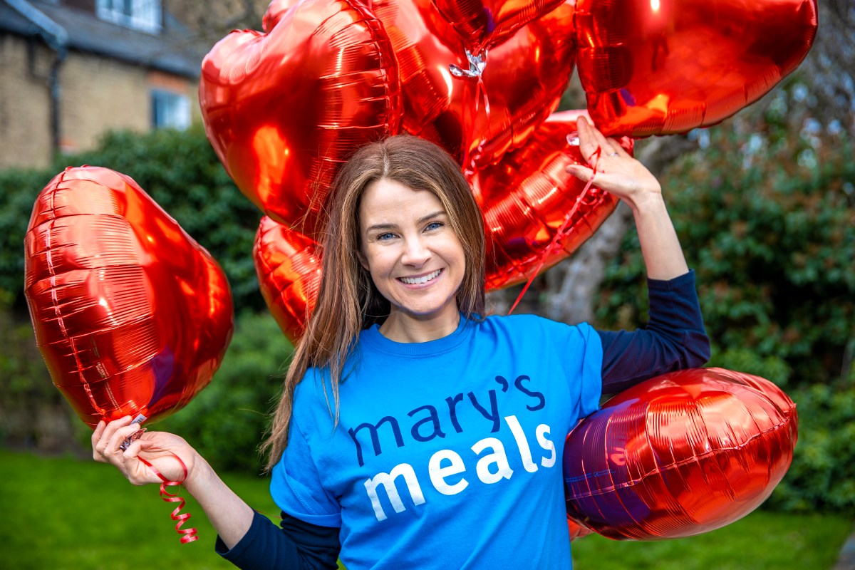 Celeb mum Izzy Judd supports charity ‘Mary’s Meals’ this Mother’s Day