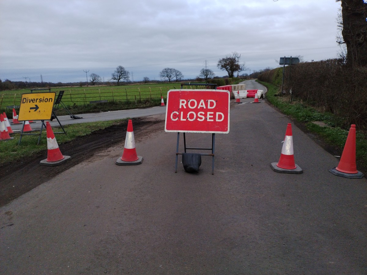 More road closures will give Partington residents travel nightmares