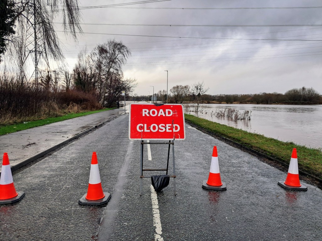 Torrential rain means risk of flooding in Trafford