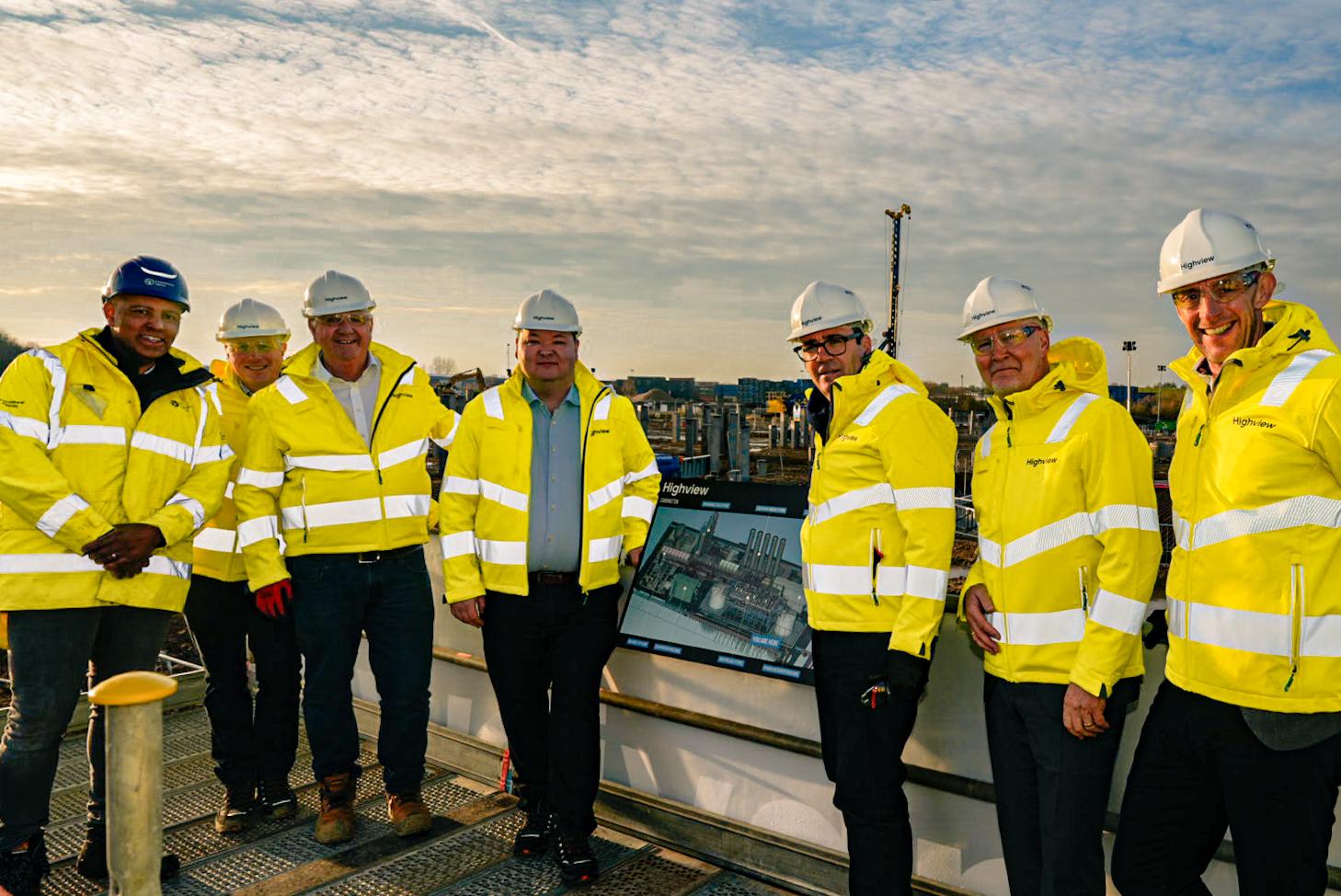 Andy Burnham visits Highview’s energy storage plant in Carrington