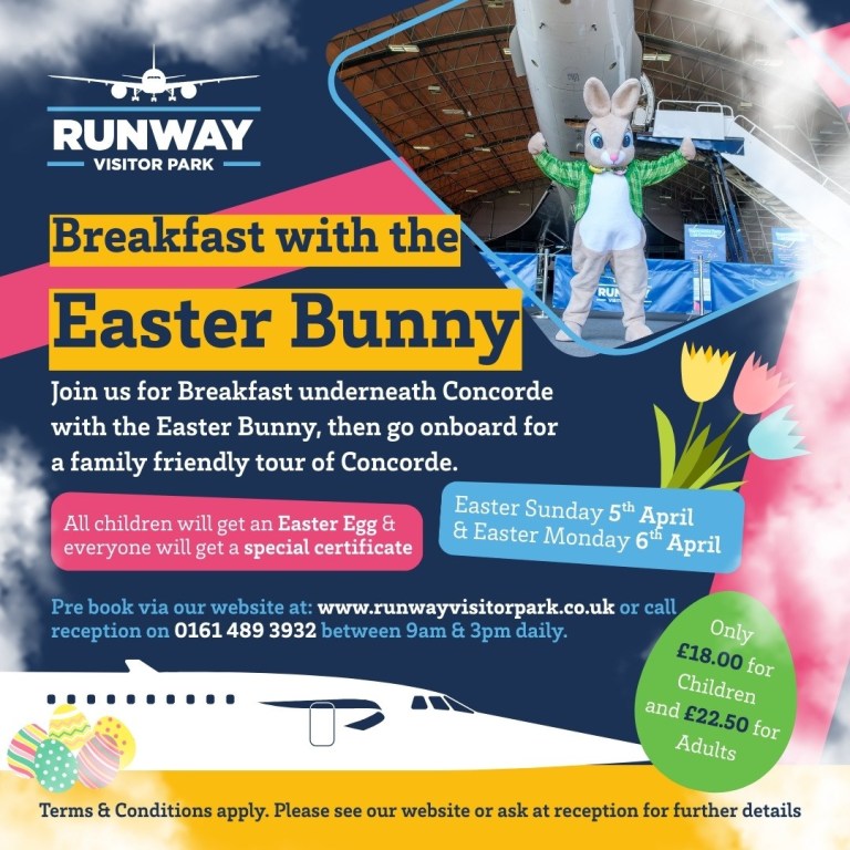 Egg-citing breakfast fun at the Runway Visitor Park this Easter